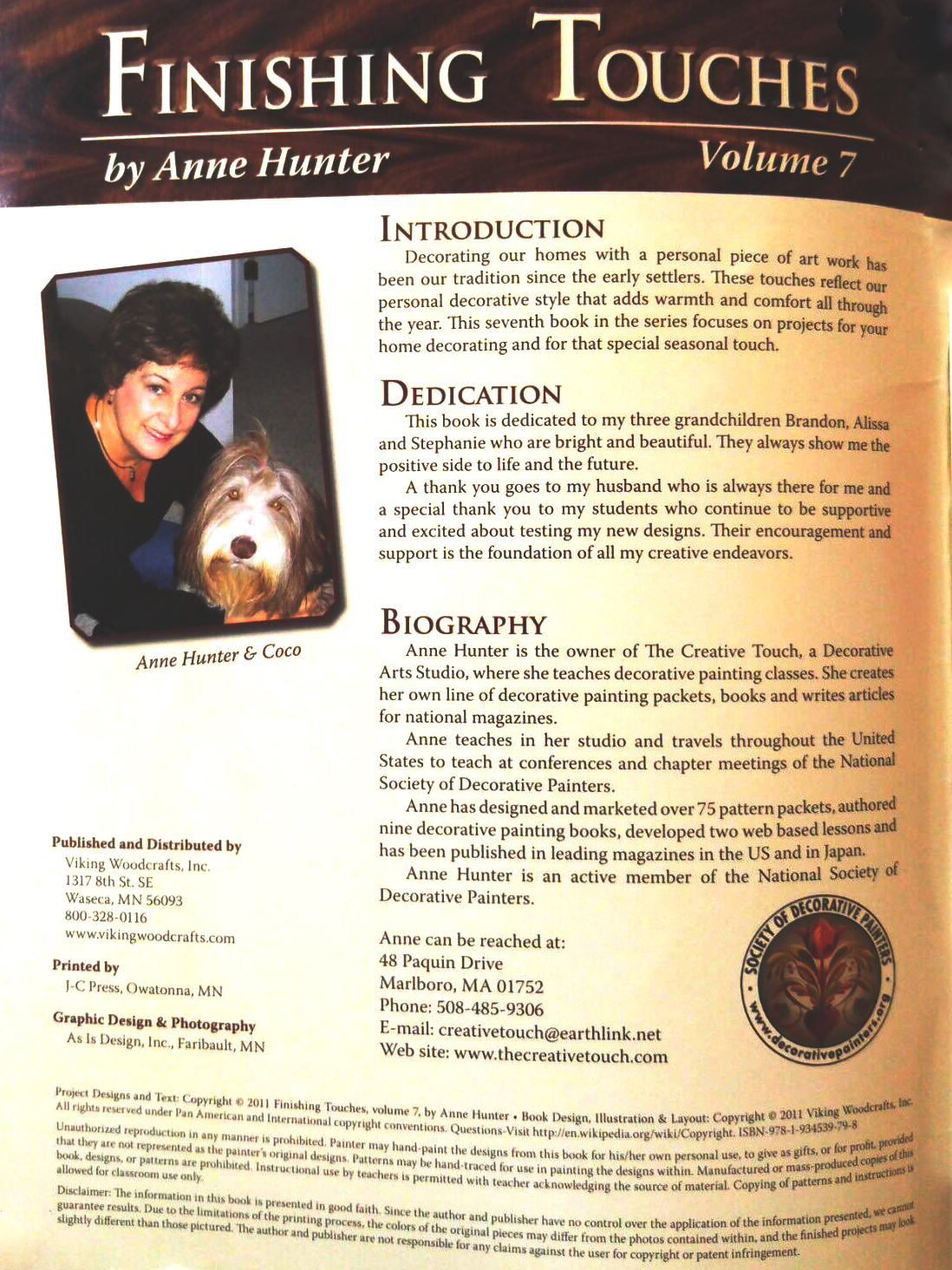 About – Anne Hunter – The Creative Touch